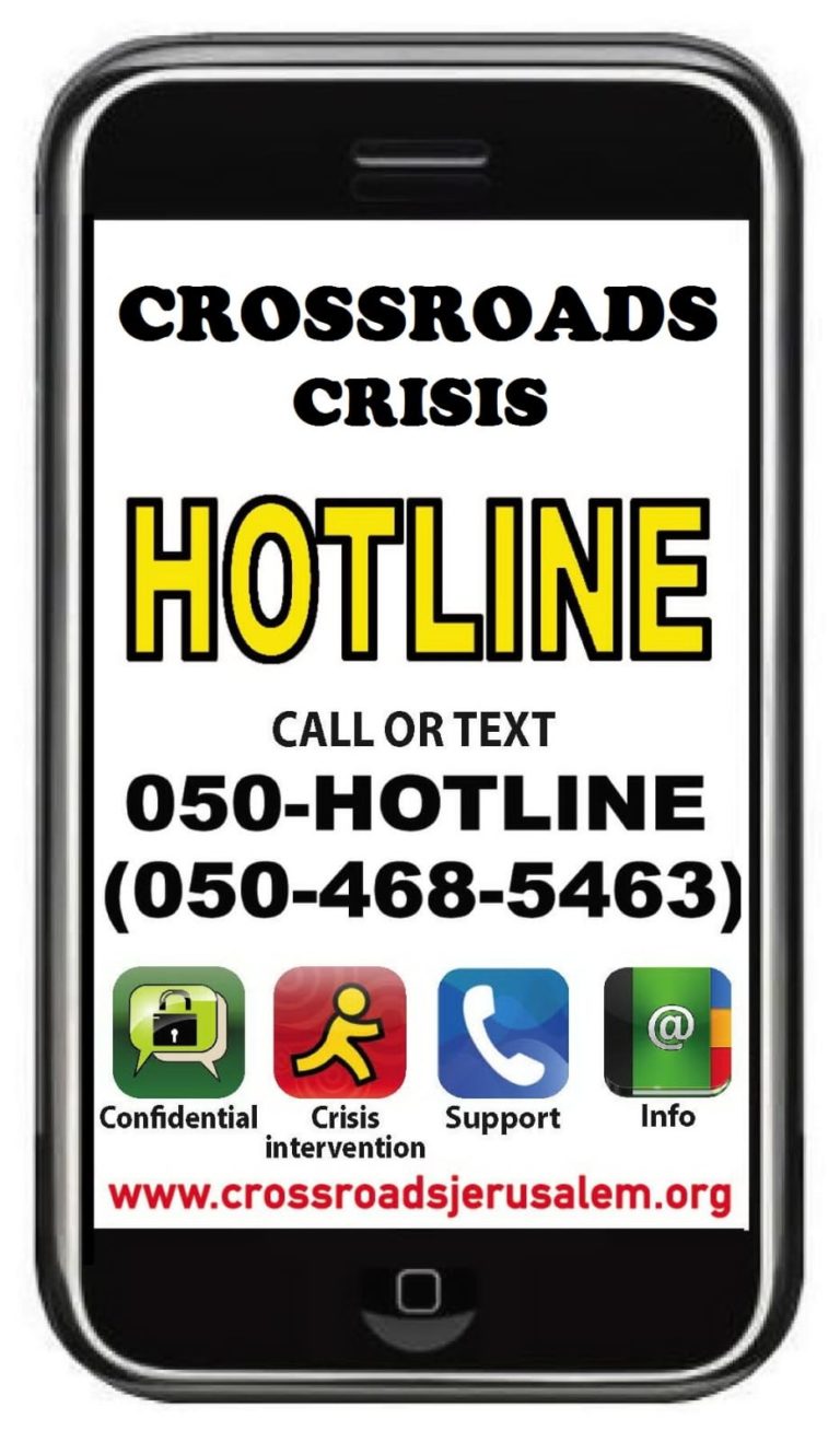 Crisis Hotline - Crossroads Jerusalem
